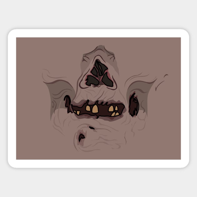 Crypt Keeper Mouth - Crypt Keeper - Sticker | TeePublic